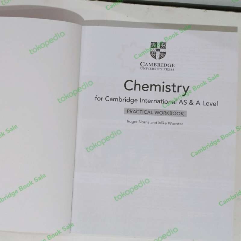 Promo Cambridge International As & A Level Chemistry Practical Workbook Diskon 23% Di Seller ...