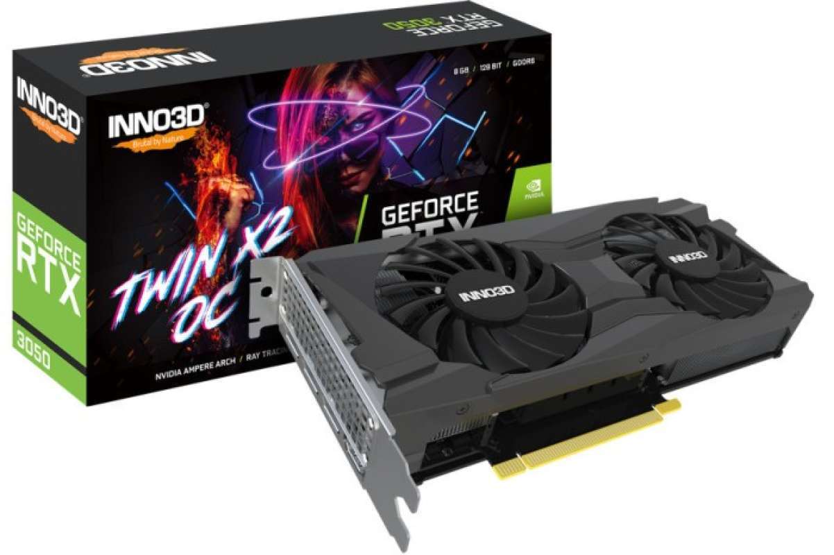 Jual VGA INNO3D GEFORCE RTX 3050 TWIN X2 OC 8GB GDDR6 di Seller Persada ...