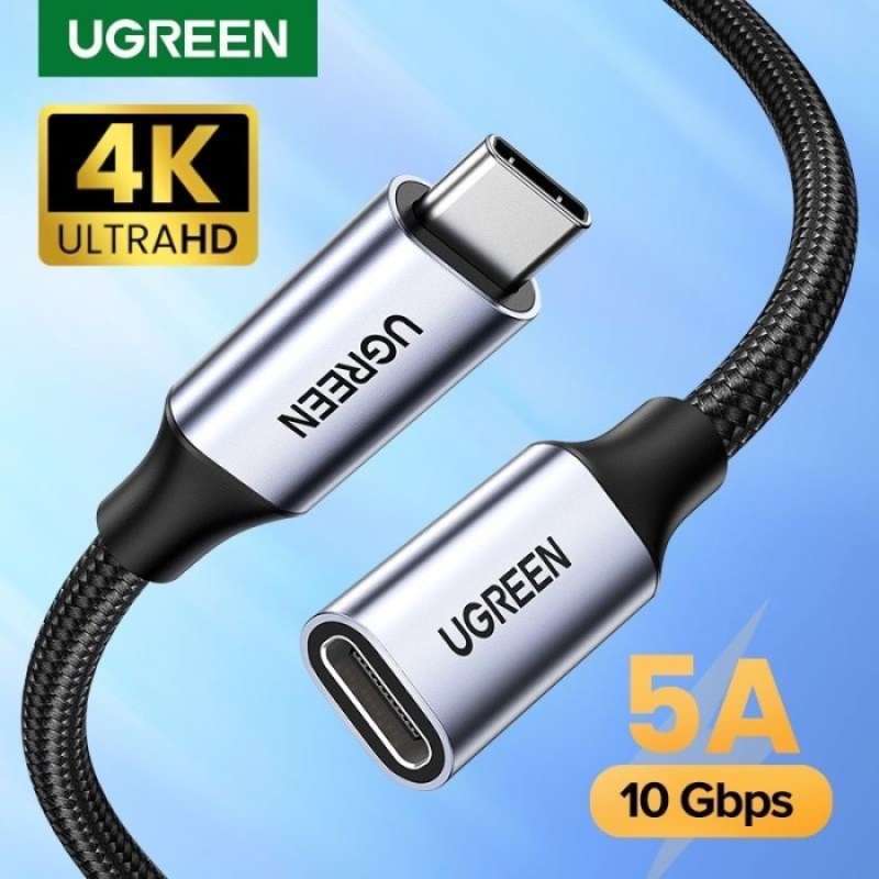 Promo UGREEN Kabel Extension Type-C 3.1 Gen 2 Male to female Fast ...