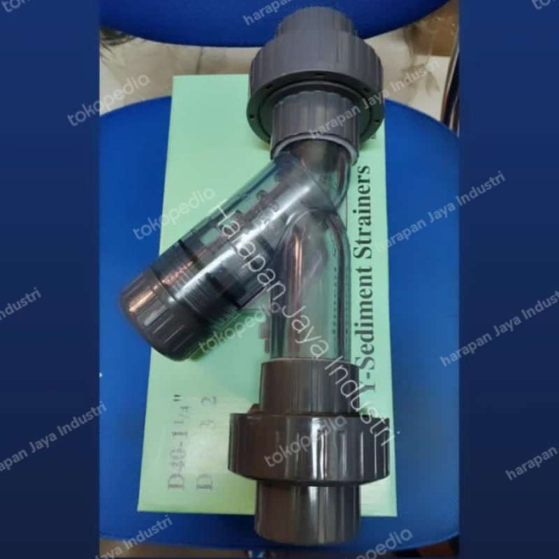Promo Y Strainer PVC Socket 1/2 inch Clear Merk SH Diskon 33% di Seller ...