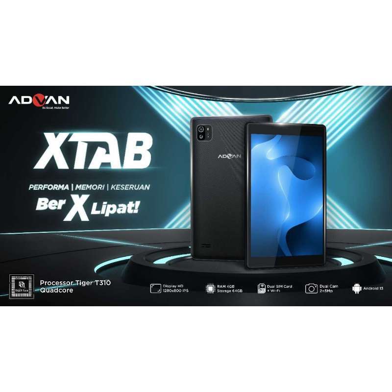 Jual Advan Xtab 4/64 Lte Garansi Resmi Di Seller Senjaya Selindo ...