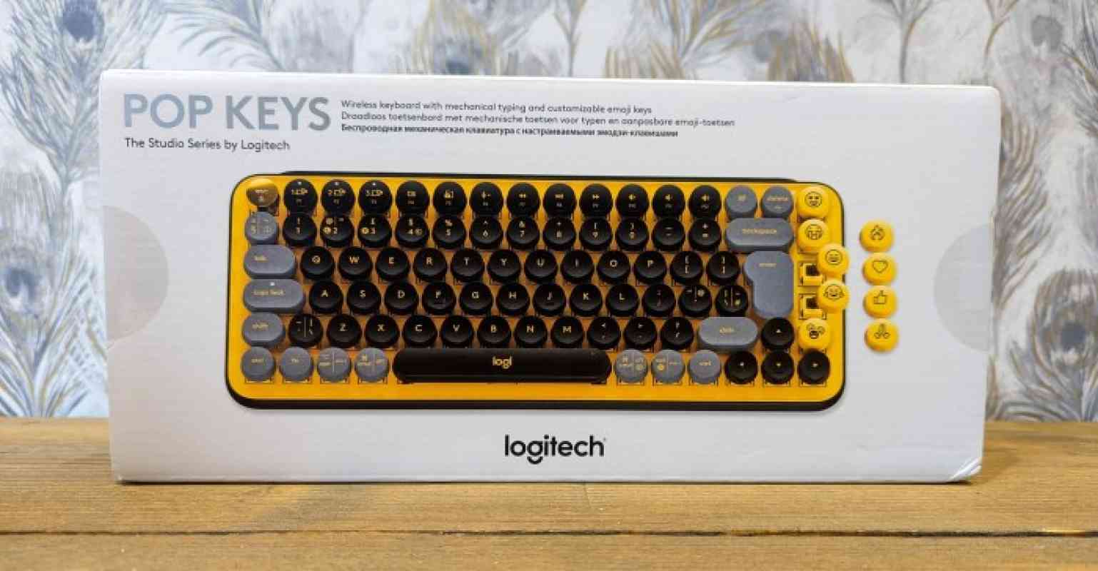 Promo Logitech Pop Keys Keyboard Wireless Mechanical, Emoji Keys ...