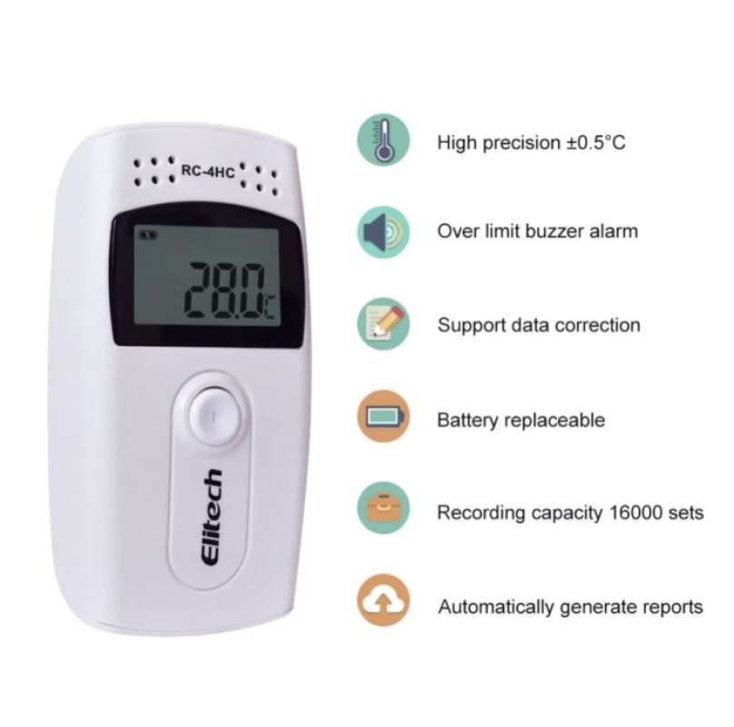 Promo Elitech RC-4HC USB Temperature Humidity Data Logger Recoder ... Promo Elitech RC-4HC USB Temperature Humidity Data Logger Recoder ...