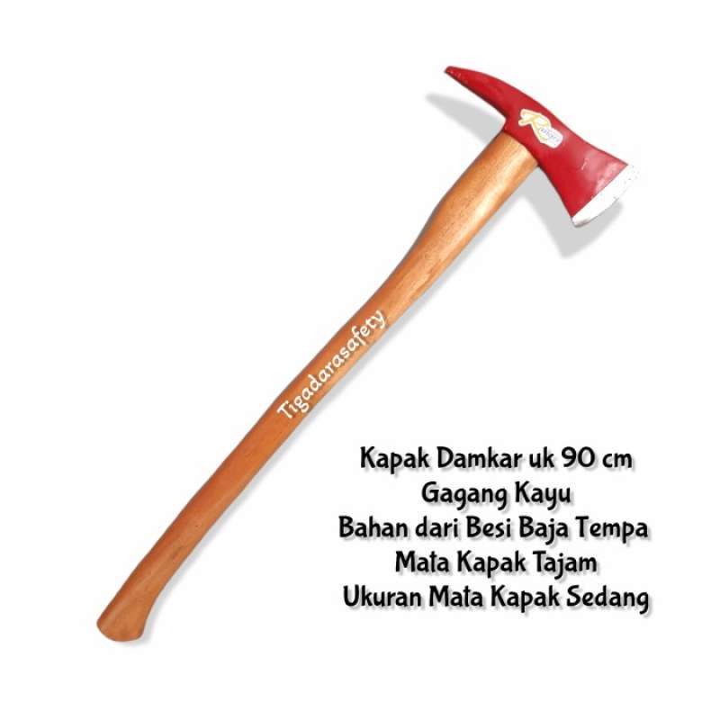 Promo Kapak Damkar 90cm Mata Besi Baja Tempa Tajam L Gagang Kayu Diskon 33 Di Seller D Day