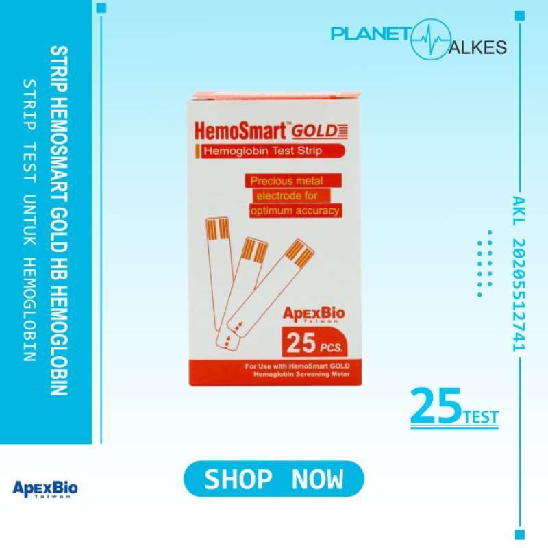 Promo Strip Hb Hemoglobin Apexbio Hemosmart Gold Hemoglobine Strip Isi ...