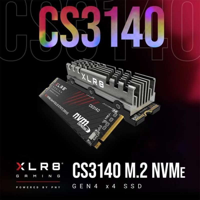 Promo PNY R8 CS3140 M.2 NVMe SSD | SSD M.2 NVMe Gen 4 x4 with HEATSINK Diskon 23% di Seller ...