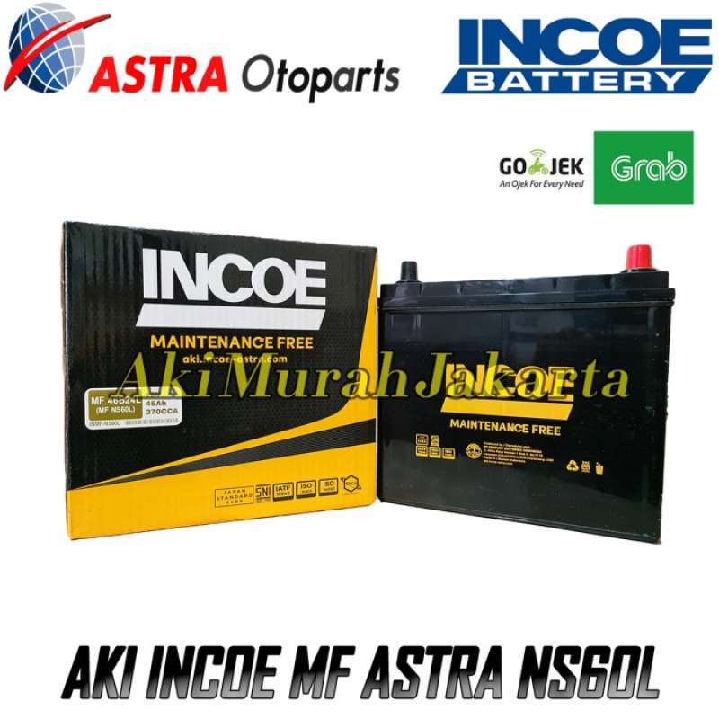 Jual Aki Mobil Nissan Grand Livina INCOE MF NS60L Aki Kering 12V / 45 Ah di Seller Akbar ...