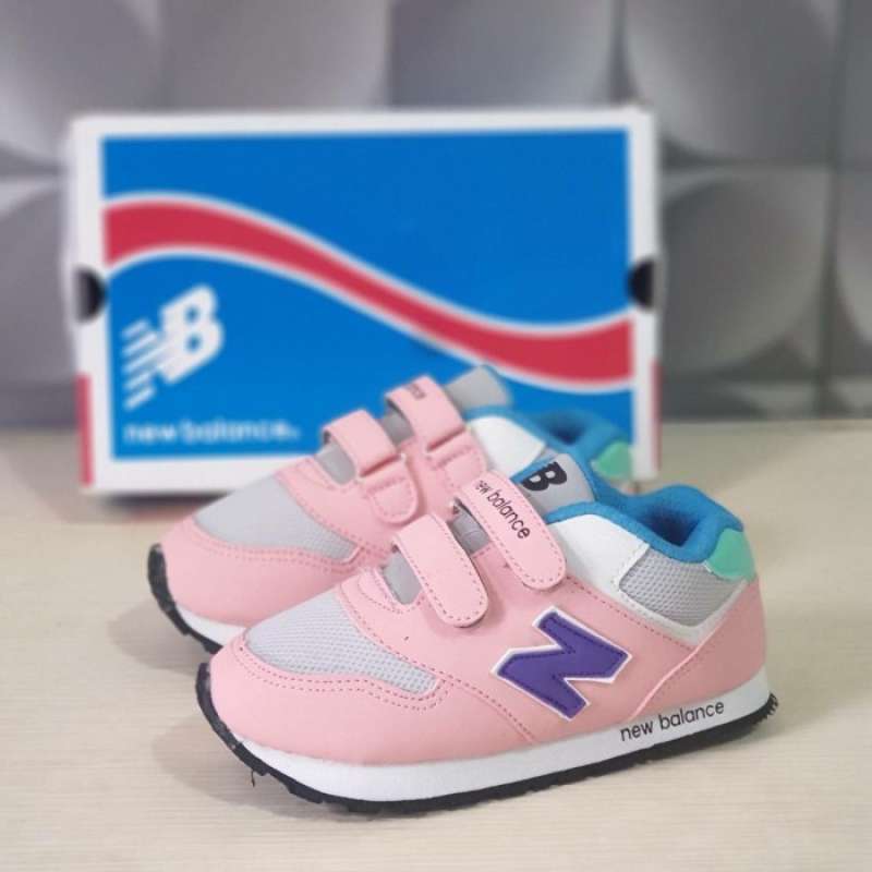 Promo sepatu sneakers anak balita cewek perempuan nb anak kids peach ...