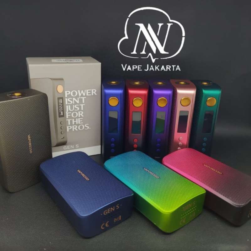 Promo Vaporesso Gen S 220w Tc Box Mod - Authentic - Gold Diskon 23% Di ...