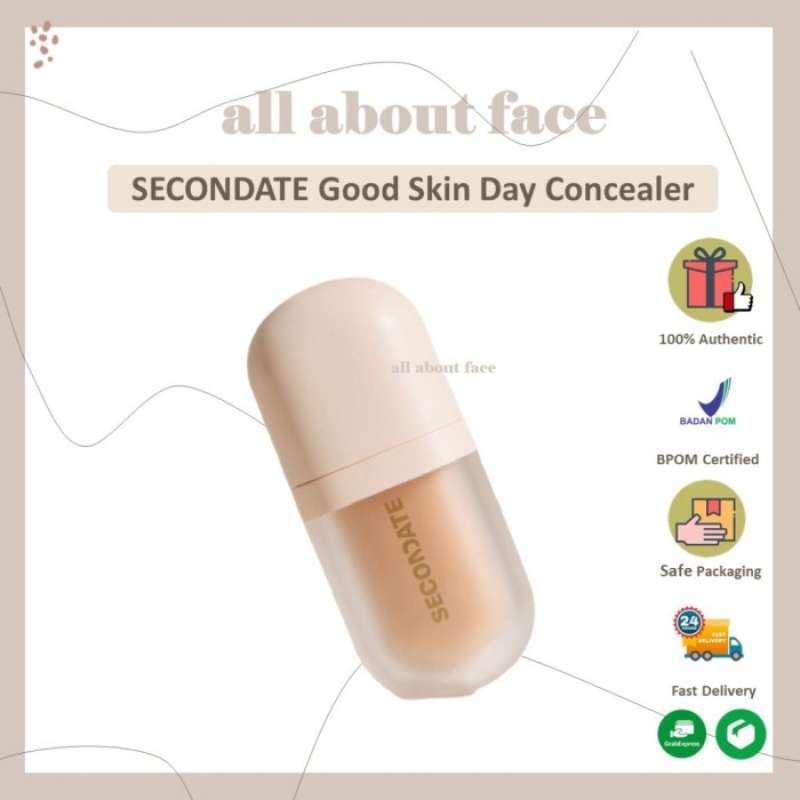 Promo Secondate Good Skin Day Concealer | Secondate Concealer Original ...