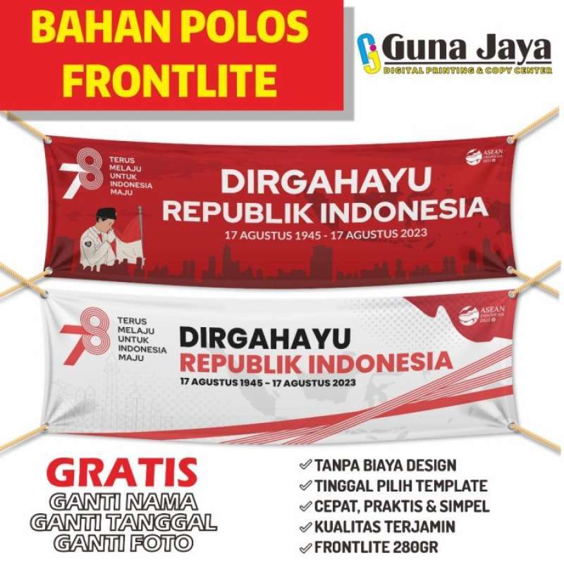 Jual Promo Bendera / Banner Spanduk Agustusan/ 17 Agustus Hut Ri ...