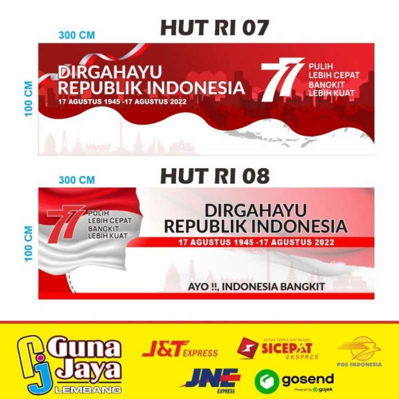 Jual Promo Bendera / Banner Spanduk Agustusan/ 17 Agustus Hut Ri ...