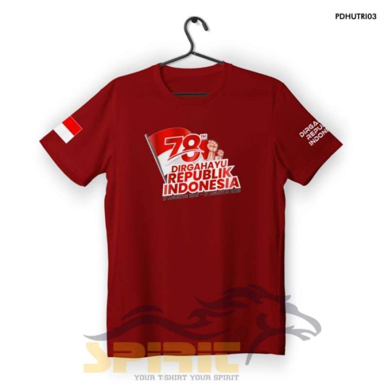 Promo Kaos Dirgahayu 17 Agustus Hut Ri 78 Tema Kemerdekaan Nkri Pendek ...