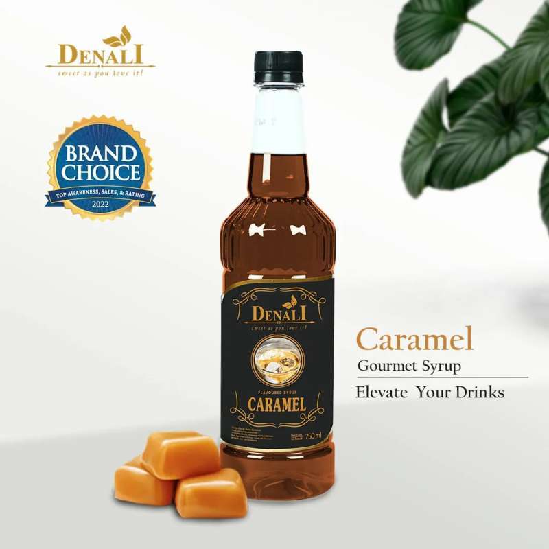 Jual Denali Caramel Flavoured Syrup 750ml 750 Ml Sweet As You Love It