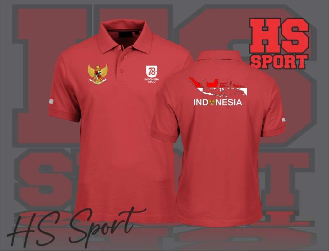 Jual POLO 17 AGUSTUS - BAJU POLO LOGO BENDERA INDONESIA - BAJU POLO ...