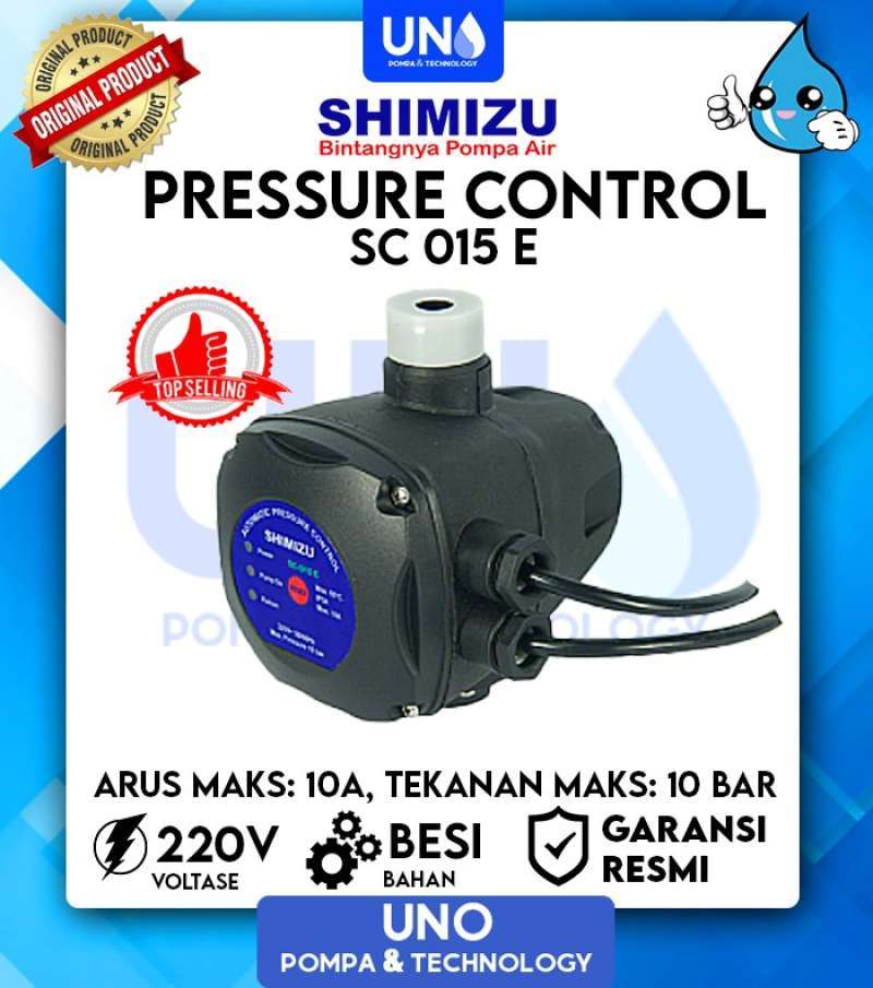 Jual Shimizu Pressure Control / Otomatis Pompa Dorong Sc 015e Di Seller ...