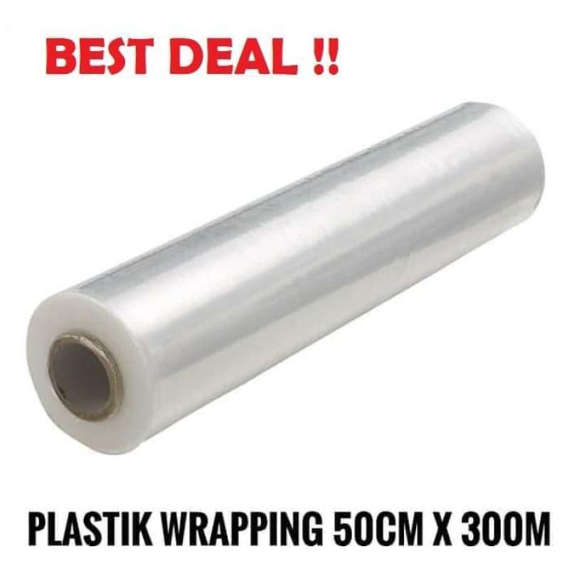 Jual Plastik Wrapping Stretch Film Roll Uk 50cm X 300 M Parcel Buah ...