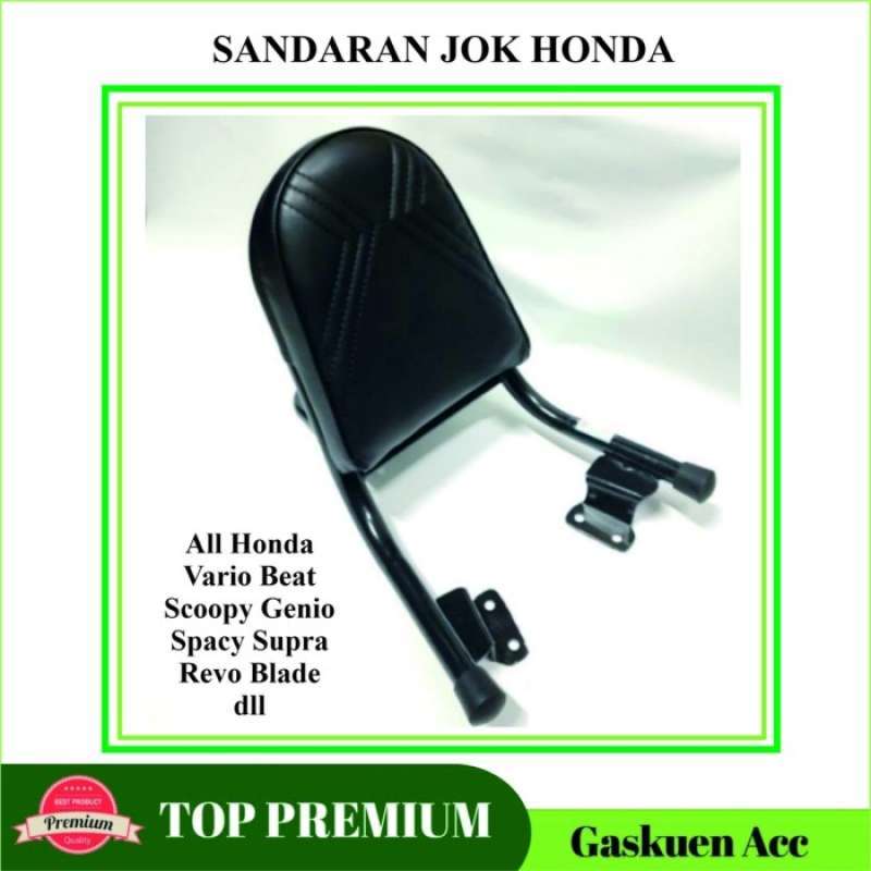 Jual Sandaran Jok Motor Belakang All Honda Vario Adv Beat Scoopy Supra ...