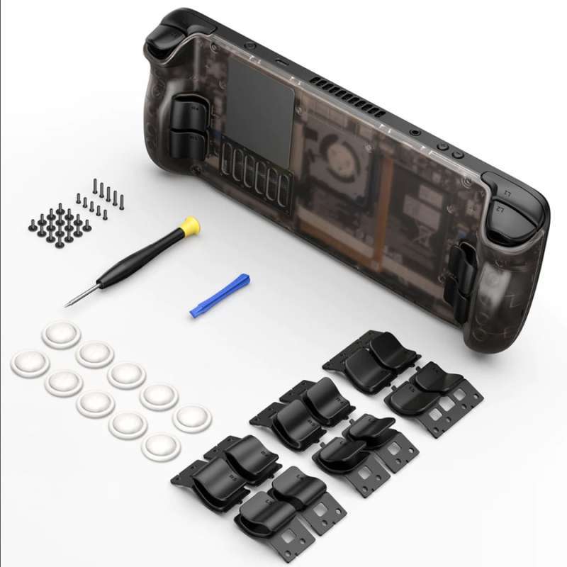 Jual JSAUX Transparent Back Plate for Steam Deck Clear Backplate ...