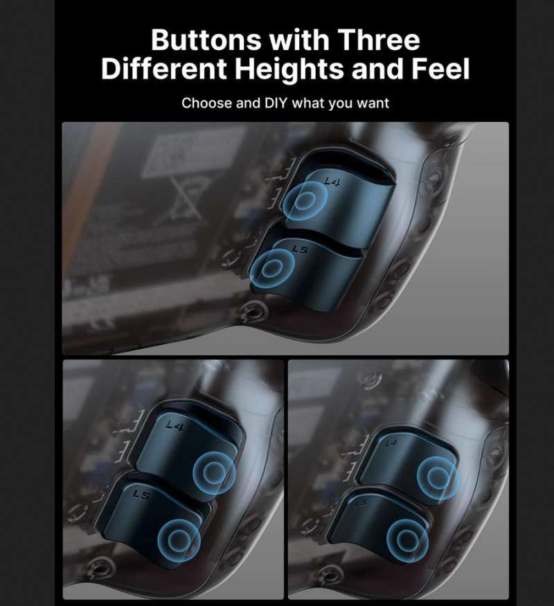 Jual JSAUX Transparent Back Plate for Steam Deck Clear Backplate ...