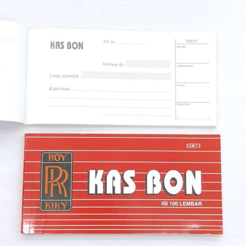 Jual BUKU KAS BON KIKY BUKTI KERTAS HUTANG 100 LEMBAR KASBON DISAMBUNG ...
