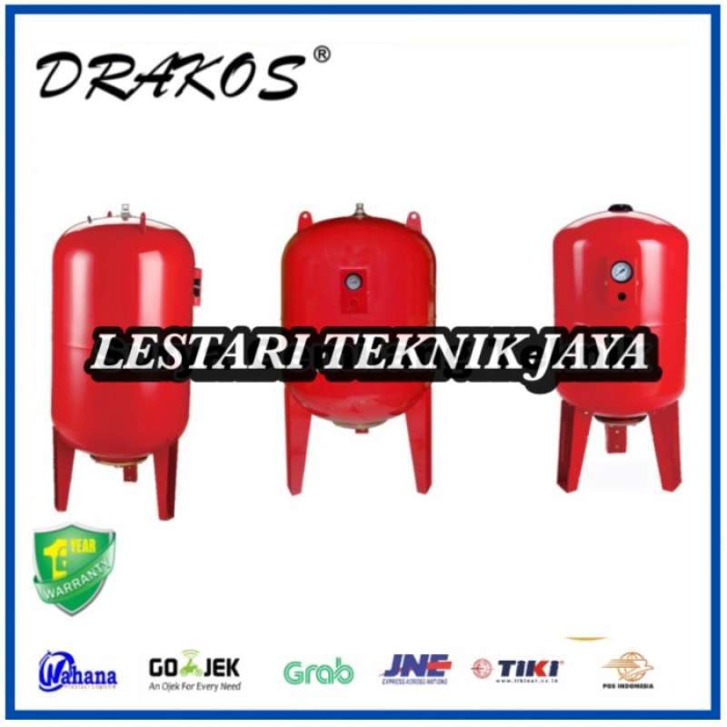 Promo Pressure tank DRAKOS WVT 200 Liter 10BAR Tabung Pompa Air 200L ...