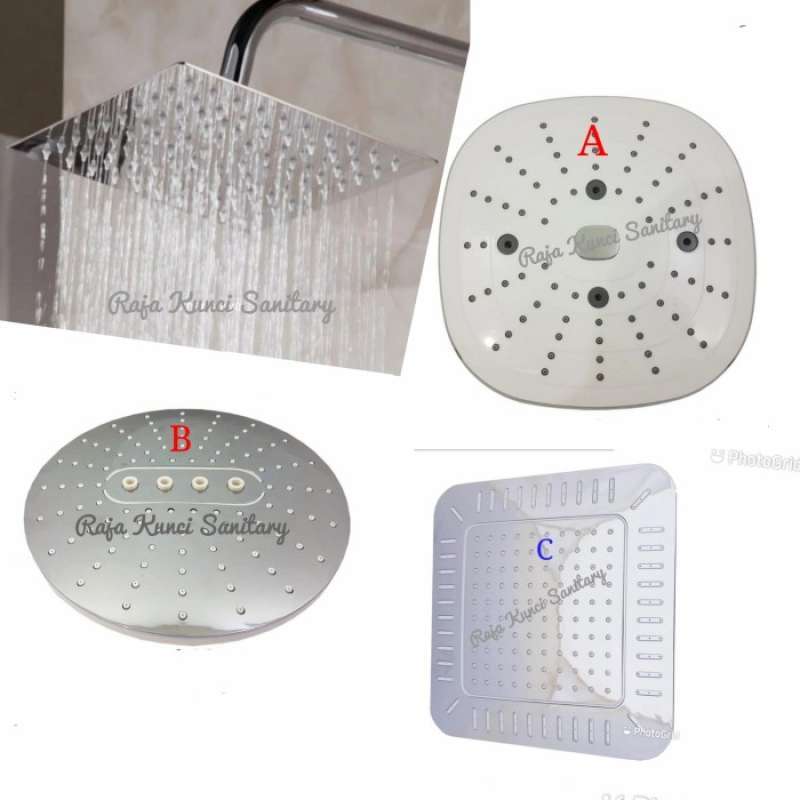 Promo Wall Shower Mandi/Shower Tanam/Head Shower/Shower Dinding + Tiang Diskon 23% di Seller ...