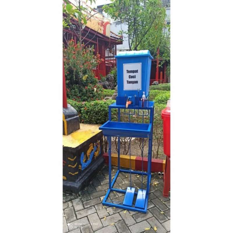 Promo Wastafel Injak / Tempat Cuci Tangan Injak / Free Botol Dan Selang ...