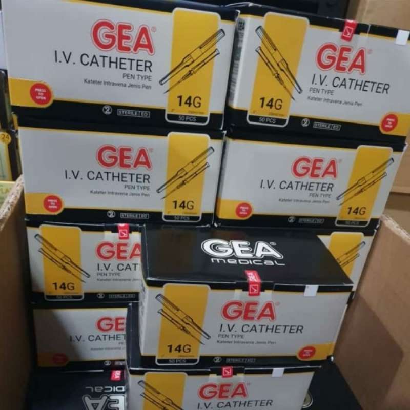Jual Iv Catheter 14g Gea /abocath 14 Gea Box Di Seller Makmur Sentosaa ...