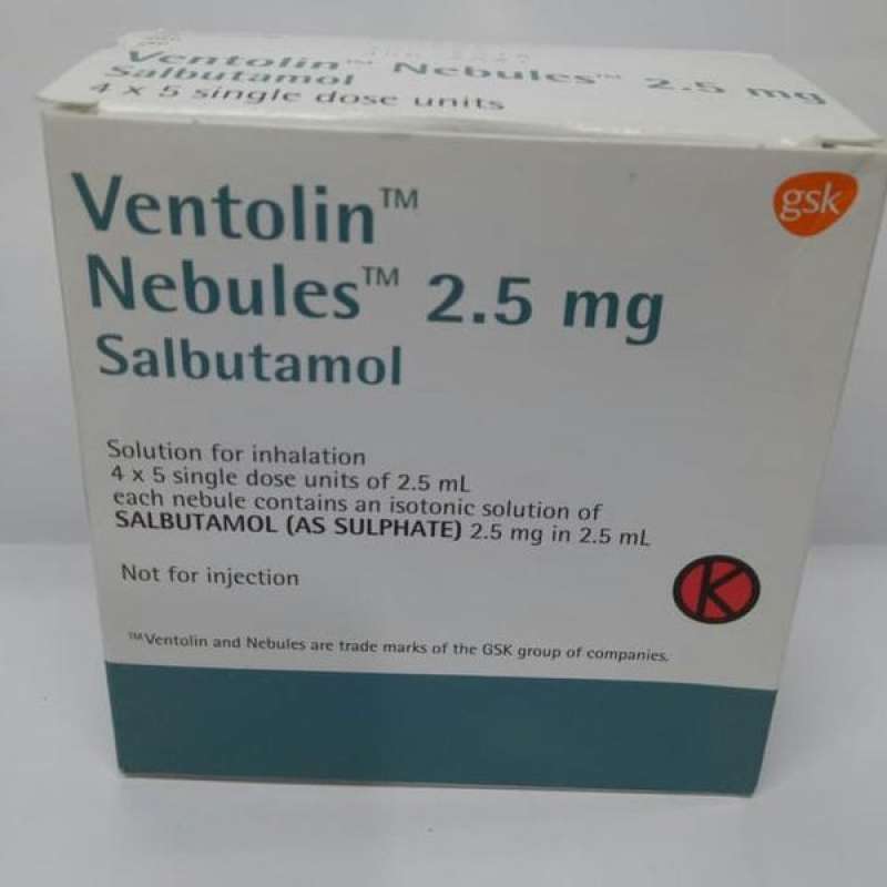 Obat Asma Ventolin Nebules Lengkap Harga Terbaru Februari 2024 | Blibli