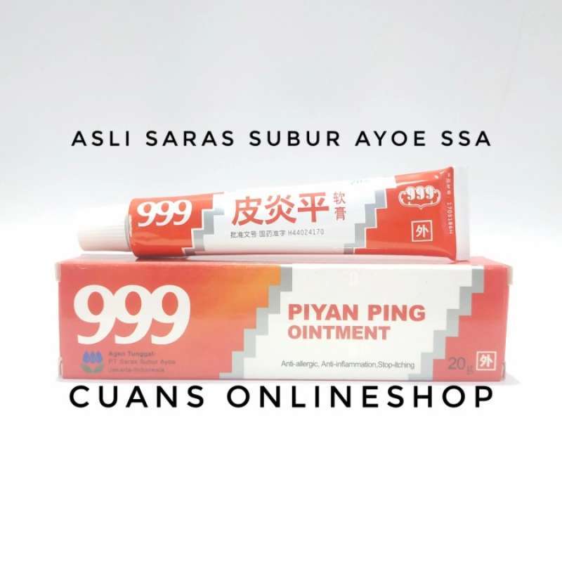Promo Salep 999 Piyan Ping Ointment 20gr Saras Subur Ayoe SSA Salep PYP ...