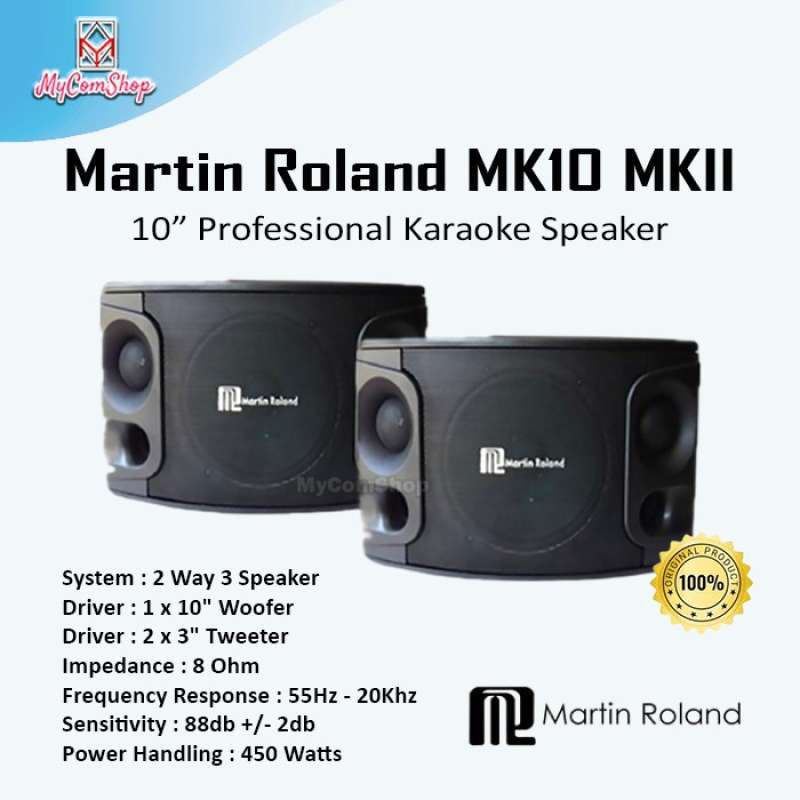 Jual Speaker Martin Roland Mk10 Mkii 10 Professional Karaoke Speaker Di ...