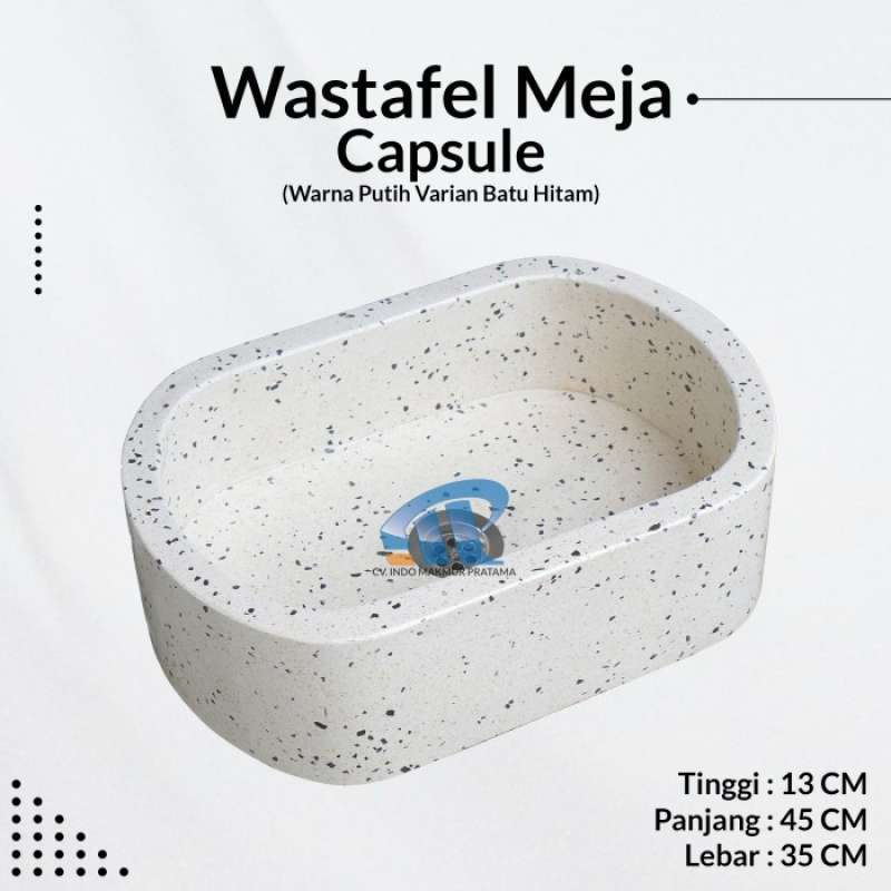 Promo Wastafel Meja Capsul Teraso Granit Diskon 33% di Seller Belibanyak Shop - Harapan Jaya ...