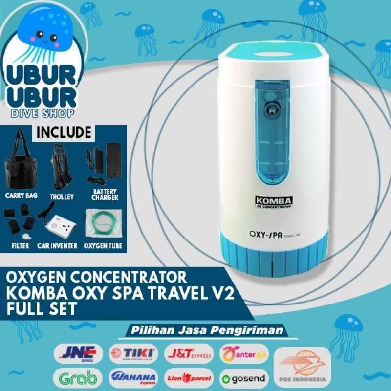 Promo Komba Oxy Spa Travel Portable Oxygen Concentrator Full Set ...
