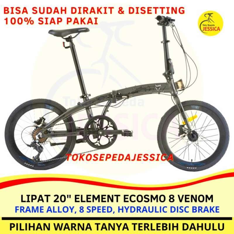 Jual Sepeda Lipat 20 Element Ecosmo 8 Di Seller Sariahh Shop - Wanasari ...