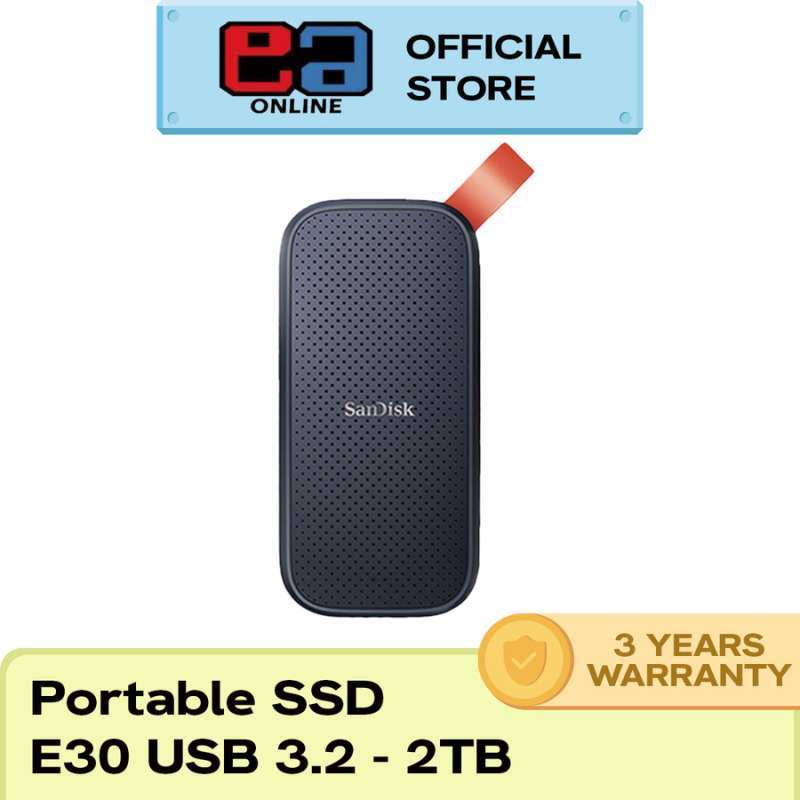 Jual SanDisk Portable SSD E30 - 2TB up to 520MBps USB 3.2 di Seller EAONLINE - no. 275 B (PAGAR ...