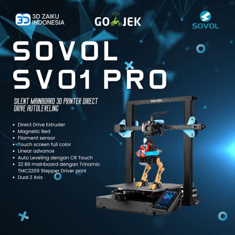 Promo Sovol Sv01 Pro Silent Mainboard 3D Printer Direct Drive ...