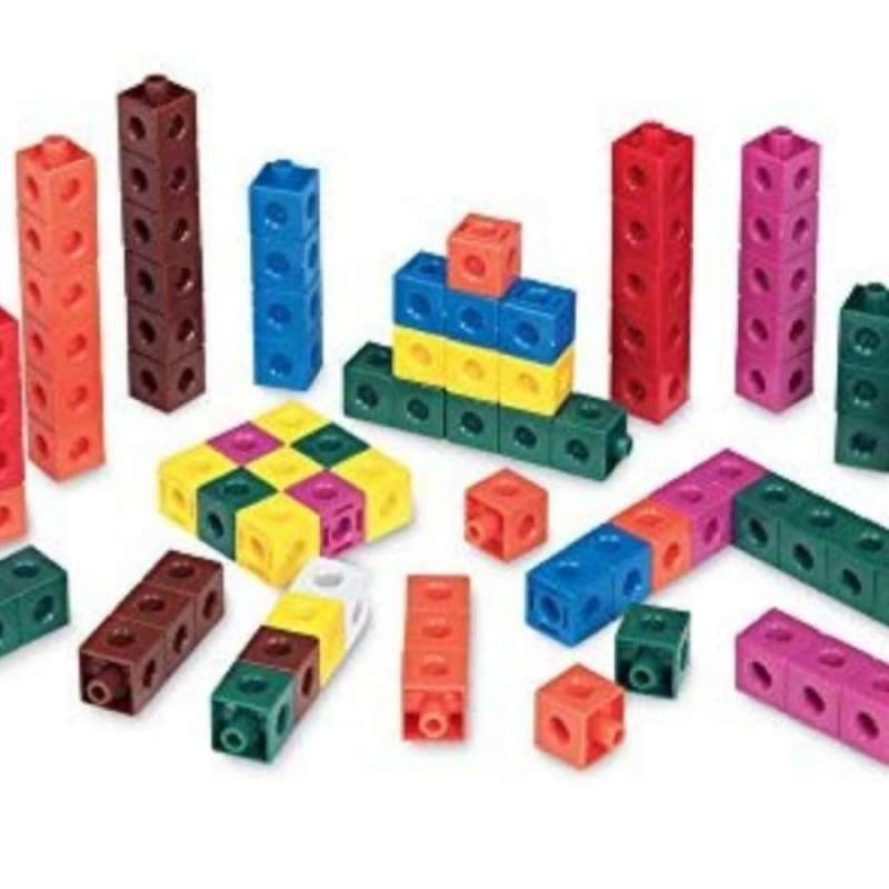 Promo hand2mind Linking Snap Cubes, Math Manipulative (Set of 100 ...