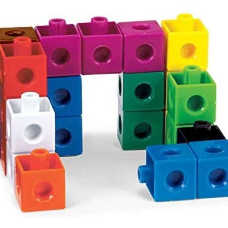 Promo hand2mind Linking Snap Cubes, Math Manipulative (Set of 100 ...
