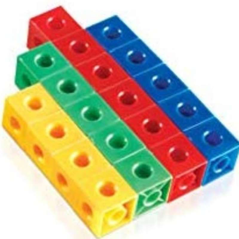Promo hand2mind Linking Snap Cubes, Math Manipulative (Set of 100 ...