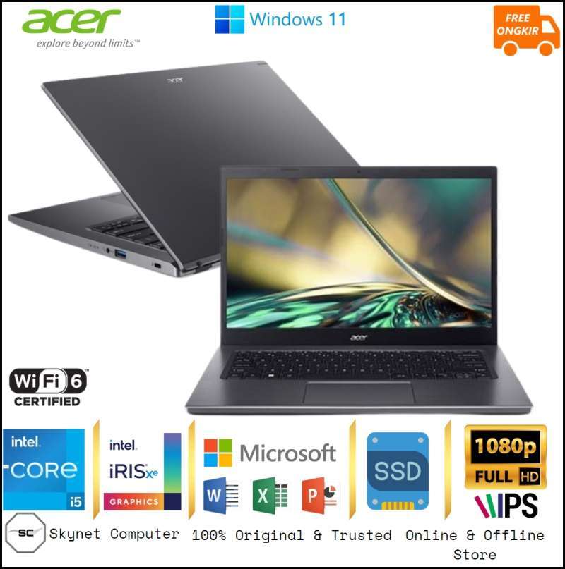Jual ACER ASPIRE 5 A514 INTEL CORE i5 1335U RAM8GB SSD512GB INTEL IRIS ...