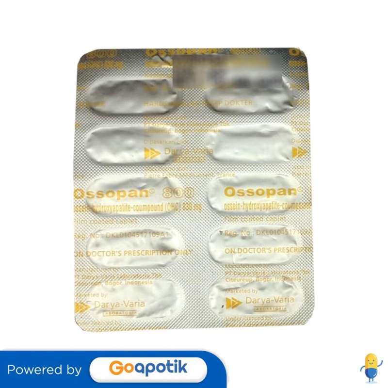 Jual OSSOPAN 800 MG STRIP 10 KAPLET di Seller Apotek Duta Farma II ...