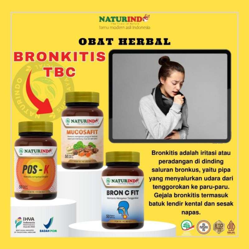 Promo BRON C FIT Herbal Pneumonia TBC Sinusitis Paru Perokok Aktif ...