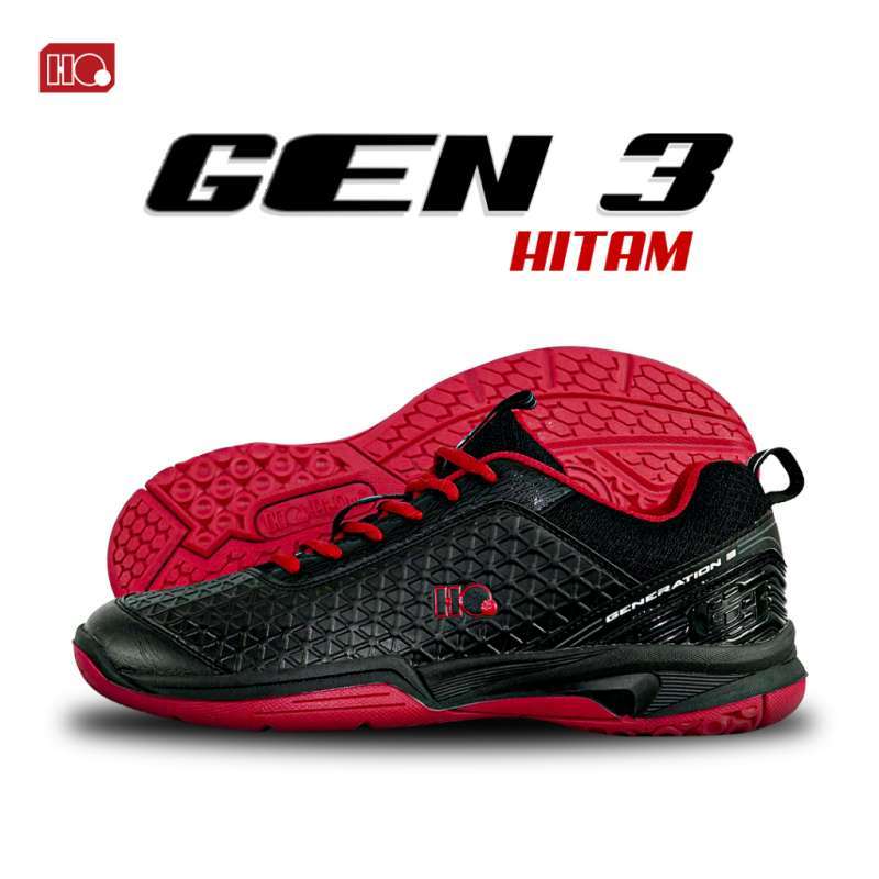 Promo Hi-qua Gen 3 Generation Three Sepatu Badminton Bulutangkis Non ...