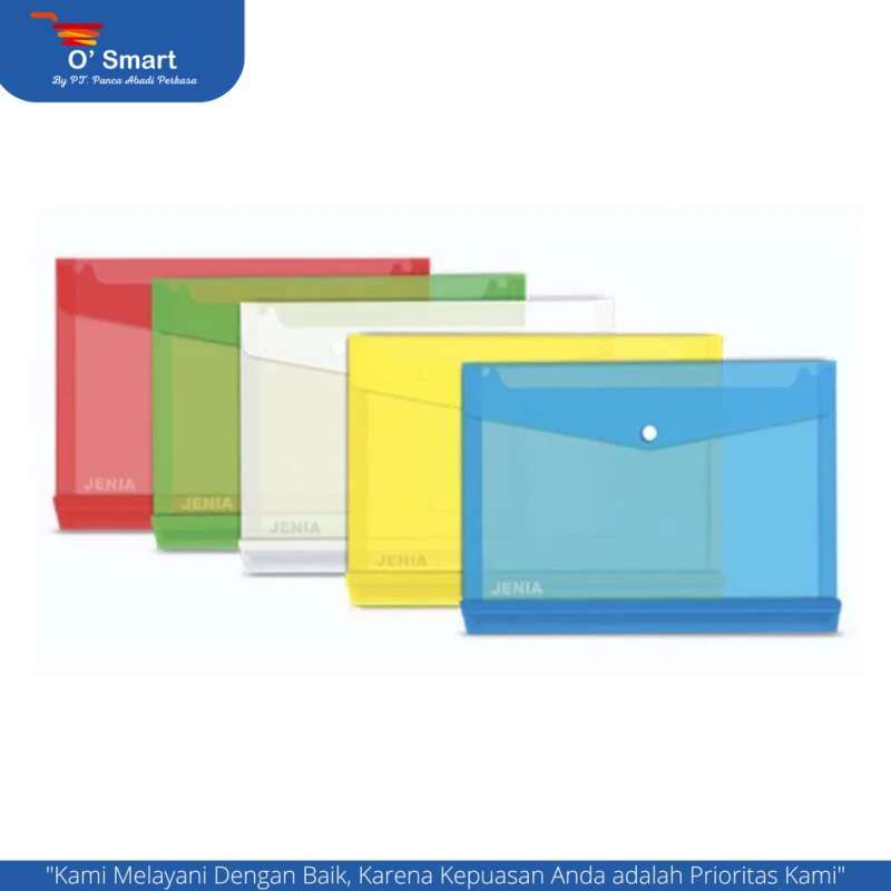 Jual Media Kita Map Plastik Kancing Uk Folio Warna Per 1 Pcs Di Seller ...