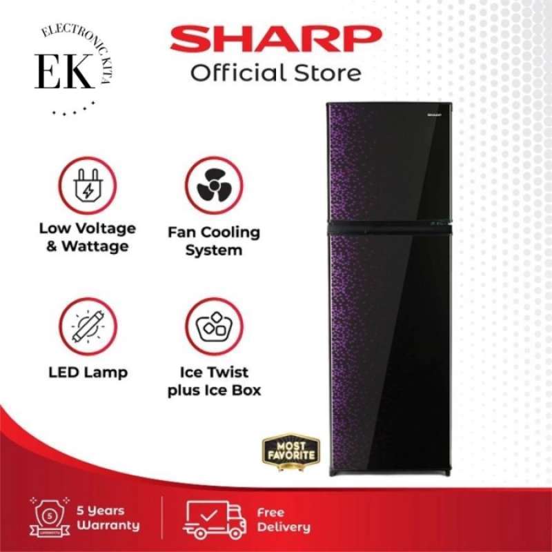 Promo Sharp | SJ-316MG-GB Kulkas 2 Pintu Kecil 2 Door Small Refrigerator Diskon 23% di Seller ...