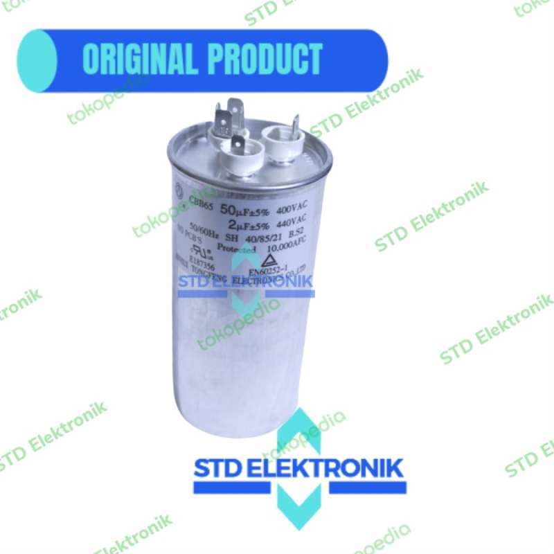 Promo Kapasitor AC panasonic 2,5 PK 50+2 uf Original / Capasitor AC ORI ...