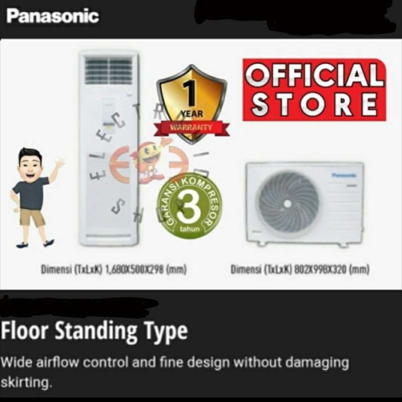 Promo Panasonic Ac Floor Standing 5 Pk Cs J45FFP8 Non Inverter - j45 ...