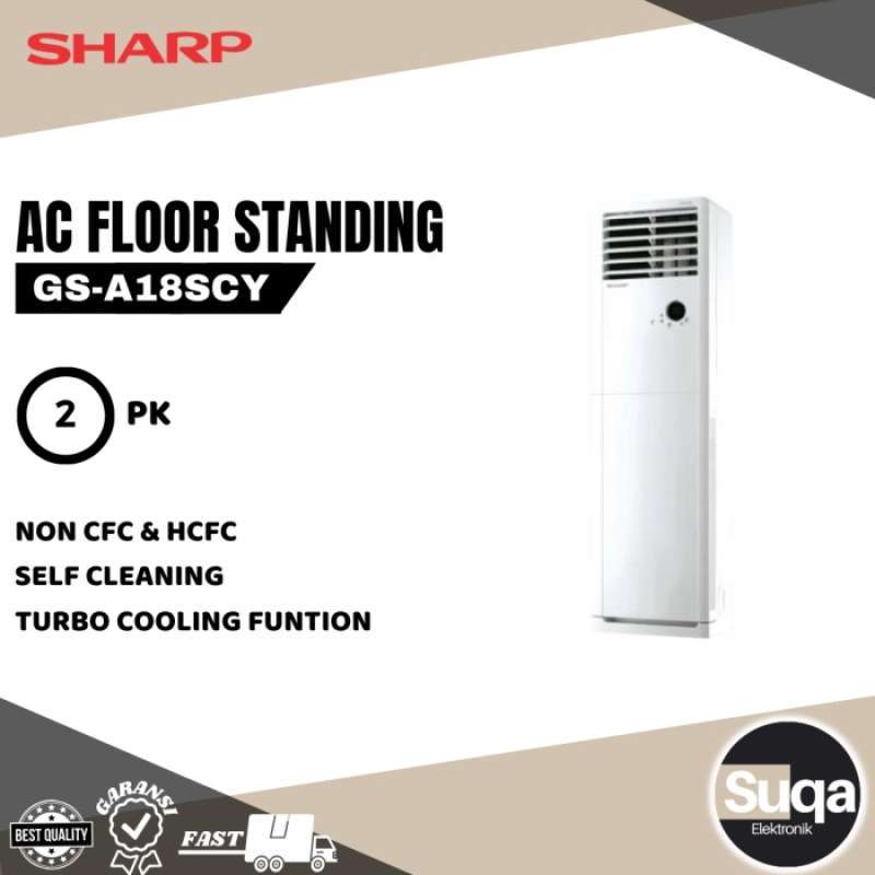 Promo AC SHARP FLOOR STANDING GS-A18SCY 2 PK / GS A18SCY AC STANDING ...