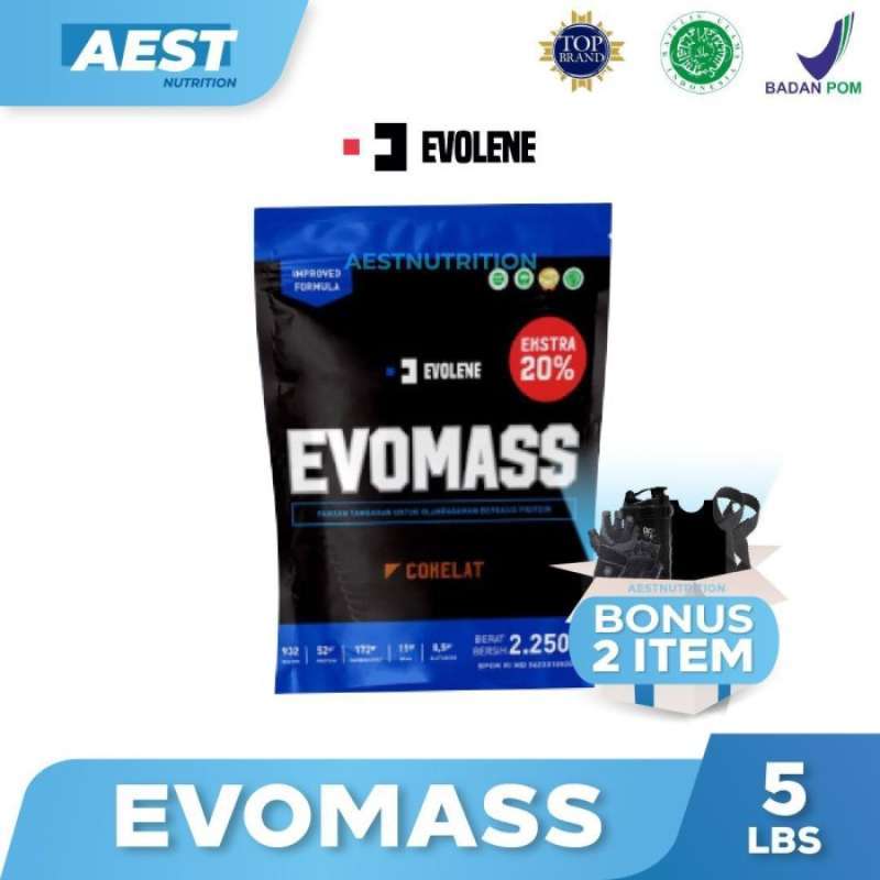Promo Evolene Evomass 5 Lbs Evo Mass Susu Mass Gainer Penambah Berat ...